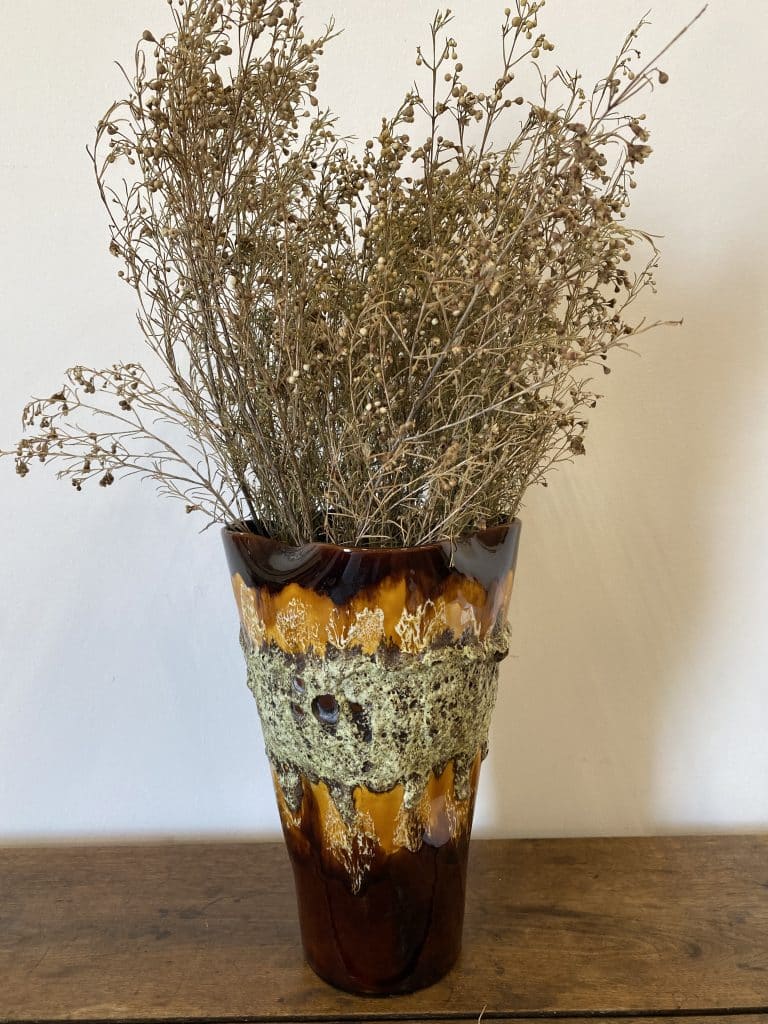 Vase vintage en céramique ROC, FAT LAVA | CHEZ LES VOISINS